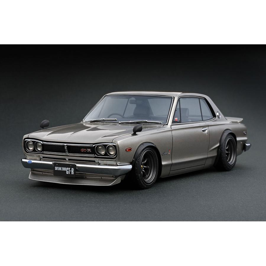 ignition model 7/23 予約締切 Nissan Skyline 2000 GT-R (KPGC10) Silver (1/18 ...