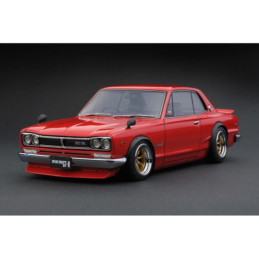 ignition model 7/23 予約締切 Nissan Skyline 2000 GT-R (KPGC10) Red (1/18 ...