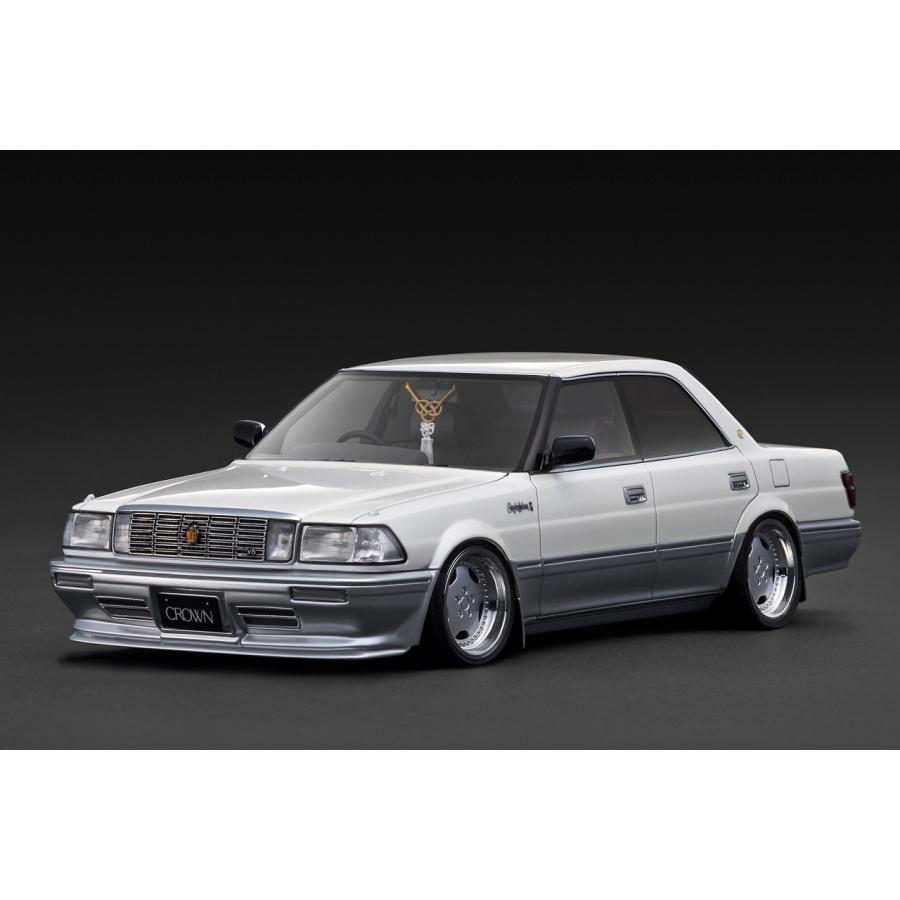 ignition model 11/30 予約締切 TOYOTA CROWN Royal Saloon G (130) Pearl White ...