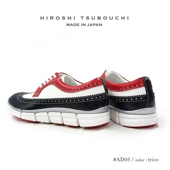 HIROSHI TSUBOUCHI ヒロシ ツボウチ【即納】 本革 ウィンングチップ トリコカラー ハイブリットシューズ 日本製 : インポート靴のALEXIS ヤフー店 - 通販 ...
