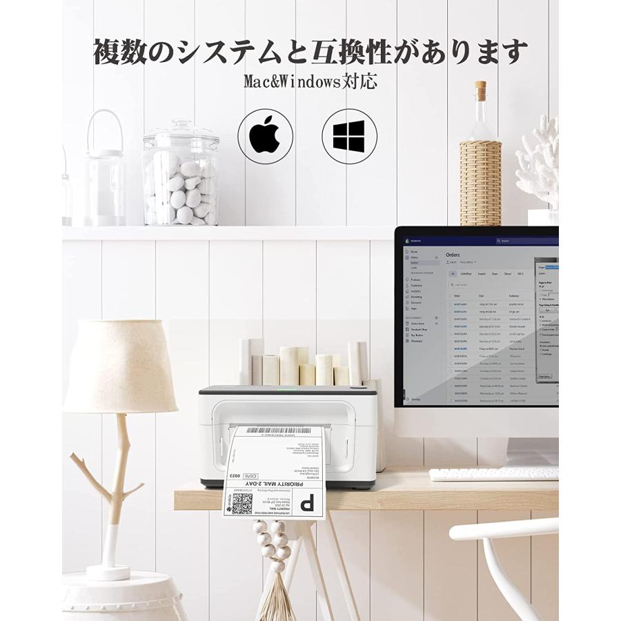 MUNBYN サーマルラベルプリンター 感熱ラベルプリンター 高速 MUNBYN サーマルラベルプリンター 感熱ラベルプリンター 高速
