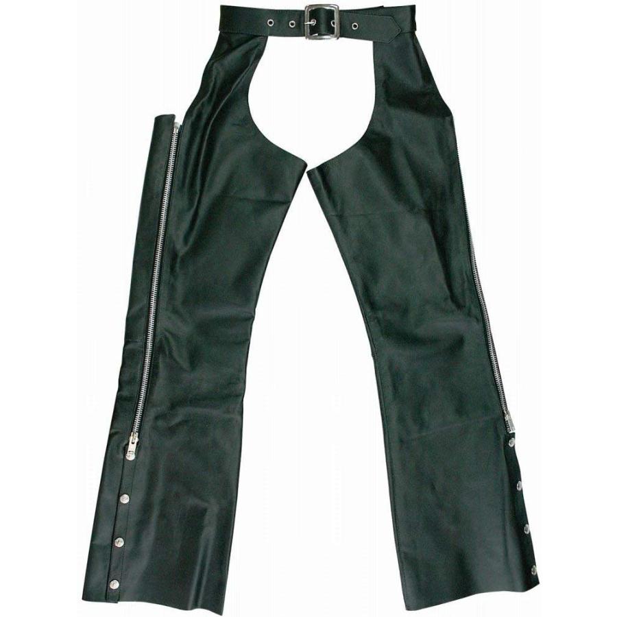 MOTO FIELD（モトフィールド） レザーチャップス 特注品：5Lサイズ ブーツカットデザイン ブラック MF-LP01 新品 : ALFAPARTS - 通販 - Yahoo!ショッピング