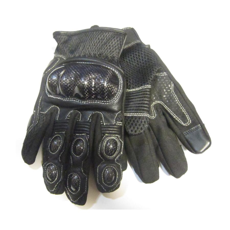 STARKS カーボンプロテクターメッシュグローブ（スマホ・タッチパネル対応）ブラック Mサイズ 新品 SG-014 : ALFAPARTS - 通販 - Yahoo!ショッピング