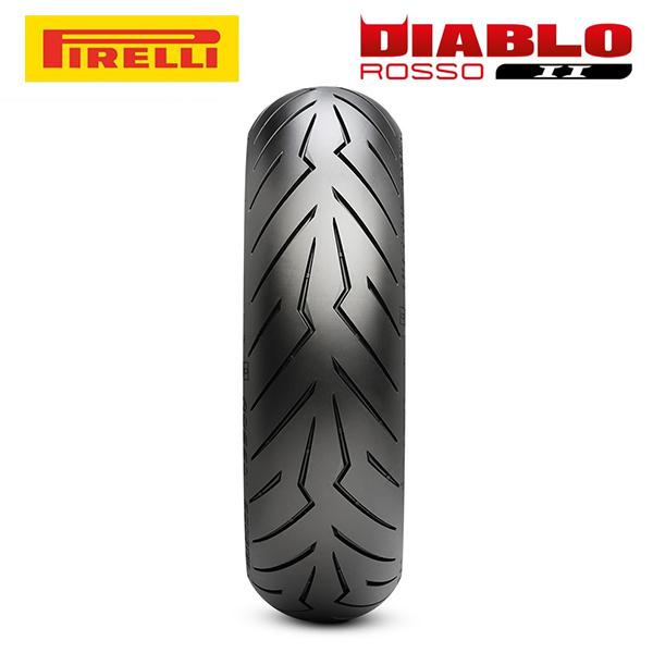 PIRELLI 送料無料 ピレリ DIABLO ROSSO 200/50ZR17 R-75W-TL ディアブロロッソ2 リア用 チューブレス ...