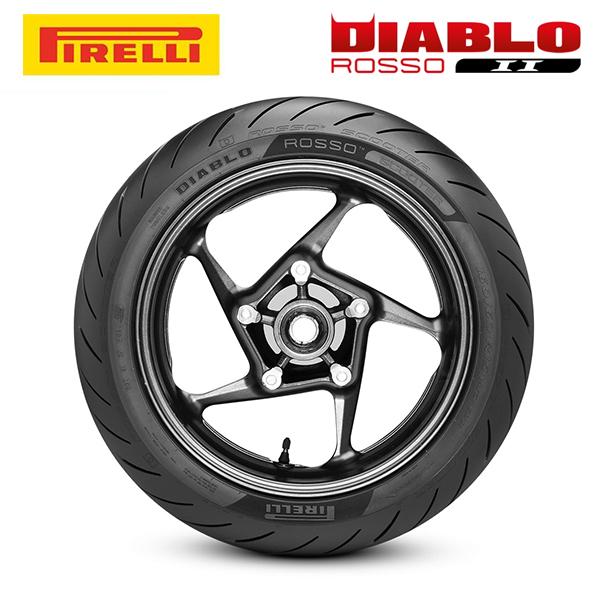 PIRELLI 送料無料 ピレリ DIABLO ROSSO 200/50ZR17 R-75W-TL ディアブロロッソ2 リア用 チューブレス ...