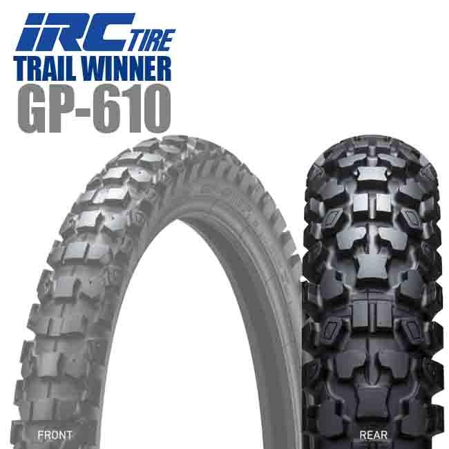 IRC 納期未定 入荷後発送 送料無料 TRAIL WINNER GP-610 120/80-18 62P WT リア用 タイヤ バイクタイヤ CRF250 RALLY WR250R ...