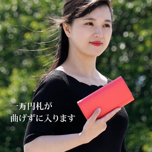 長財布 レディース かぶせ長財布 本革 全5色 フランスレザー 女性 小さめ コンパクト カード収納 大容量 春夏財布 プレゼント ...