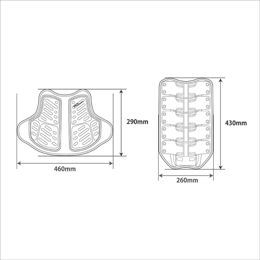 バイク 胸 胸部 ボディプロテクター メンズ レディース 兼用 ブラック BP01-STD ベベルギア POi DESIGNS ツーリング プロテクター インナー アウター : アレグレット ...