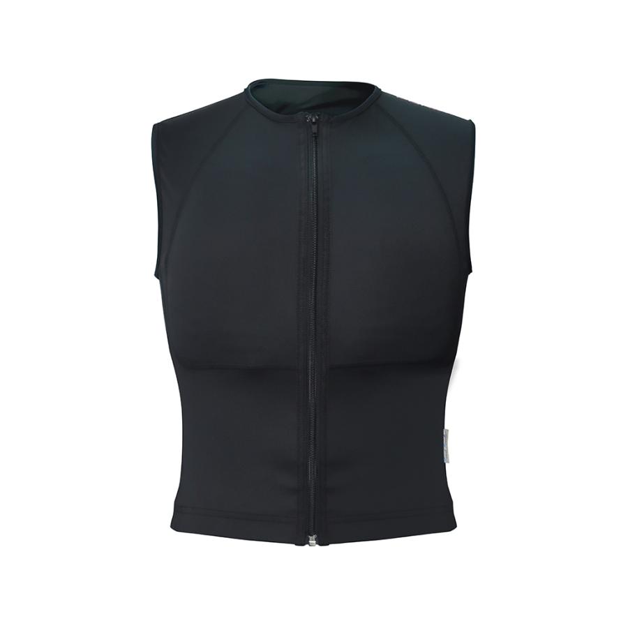 バイク プロテクター レディース ブラック インナー 胸 胸部 BPJ-01L WOMEN'S ガードインナーベスト-CE POi DESIGNS ベスト 黒 女性用 吸汗冷感素材 ...