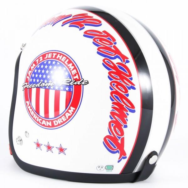 72JAM ジェットヘルメット&シールドセット J&A - ホワイト フリーサイズ:57-60cm未満 +開閉式シールド APS-01 JJ-05 : アレグレット 手袋 マフラー 財布 ...