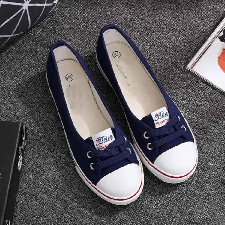 歩きやすい スリッポン レディース 浅い スニーカー キャンバス