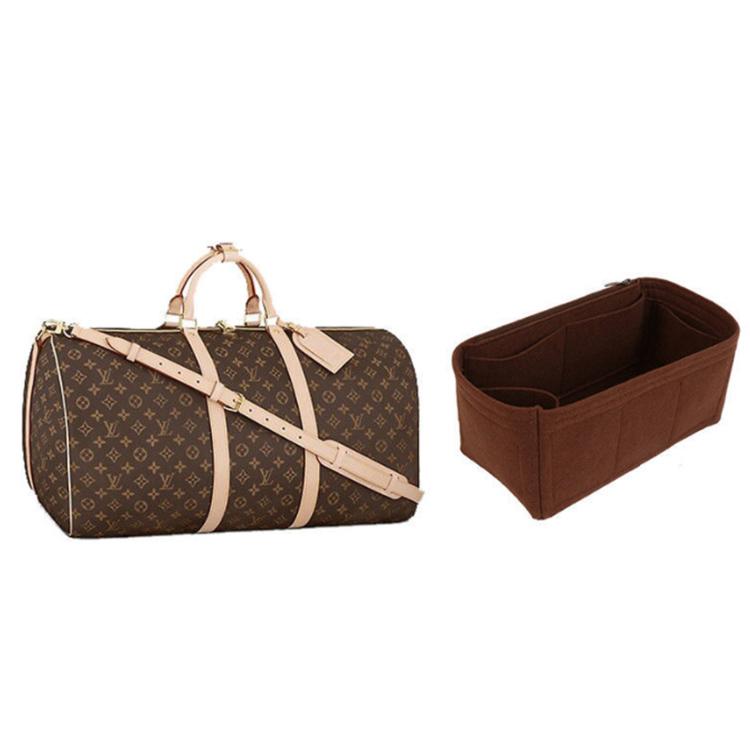 インナーバッグ keepall キーポル 45 50 55 60 対応 バッグインバッグ フェルト 大きめ 小さめ 自立 旅行バッグ スリム ...