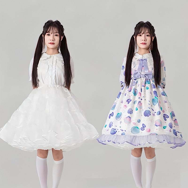 パニエ ボリュームアップ オーガンジー 普段使い 膝丈 55cm丈 パニエ ボリュームアップ オーガンジー 普段使い 膝丈 55cm丈