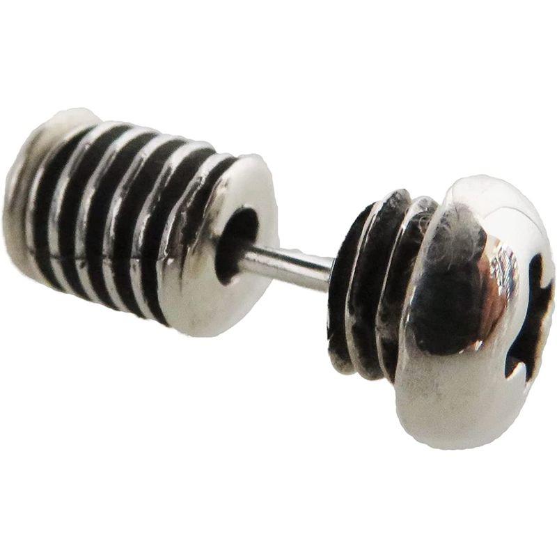 PIAcollection シルバーピアス スタッドピアス ネジ ボルト ナット シルバー925 片耳1個売り svpesw003 :20230601154902-00246:Alila ...