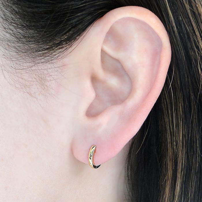 K18 YG Pt900 コンビネーション フープ ピアス 送料無料 18金 ゴールド イエローゴールド プラチナ プレゼント ご褒美 地金 人気 中折れ 2WAY AL-0610 ...