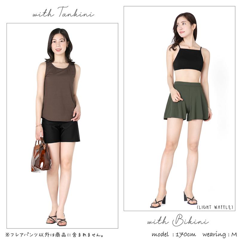 大きいサイズ 体型カバー 水着 キュロット ショート パンツ レディース 水陸両用 ボトム 単品 ママ 5L 4L 3L LL L M : alla polacca : 98012020 ...