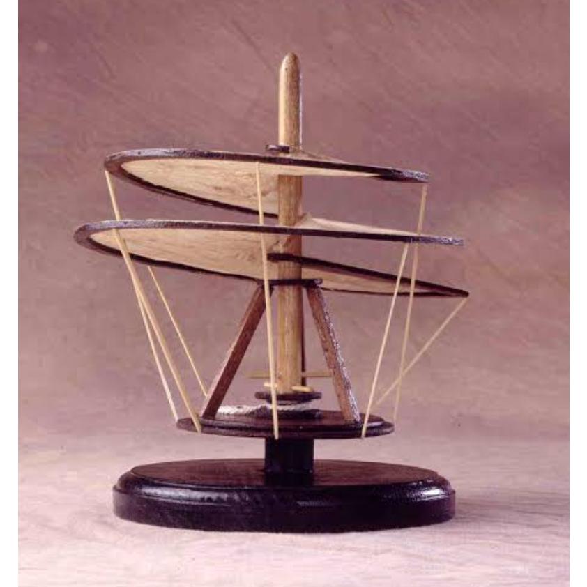 ミュージアムレプリカシリーズ レオナルド・ダ・ヴィンチ Air Screw ヘリコプター : all blue. - 通販 - Yahoo!ショッピング