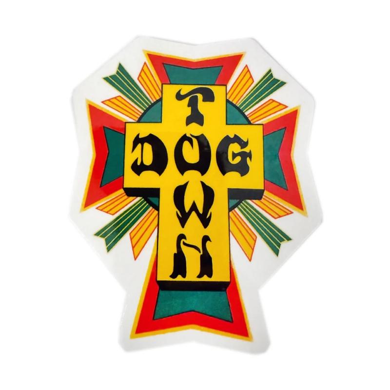 DOGTOWN ドッグタウン DOGTOWN／CROSS LOGO RASTA 5.1cm ステッカー : アーリーウープ - 通販 ...