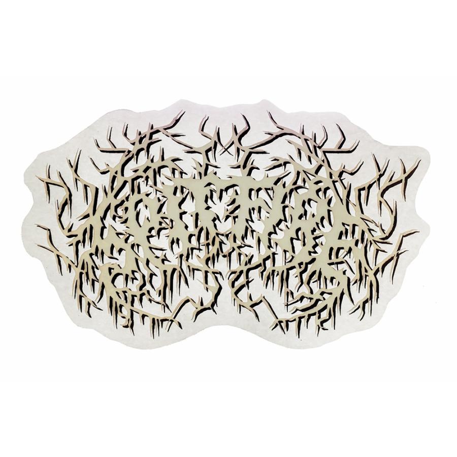 SPITFIRE WHEELS スピットファイア DEATHMASK STICKER WHITE/BLACK/CLEAR (M) U4709 ...