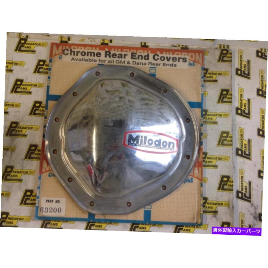 クロームカバー 新しいミロドンパフォーマンス製品クロムリアエンドカバー＃63200 New Milodon Performance ...
