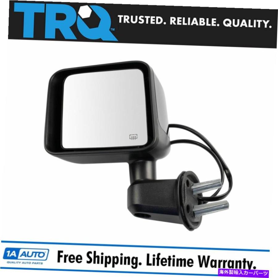 USミラー TRQミラーパワー加熱された滑らかな黒い塗装 TRQ Mirror Power Heated Smooth Black Paint ...