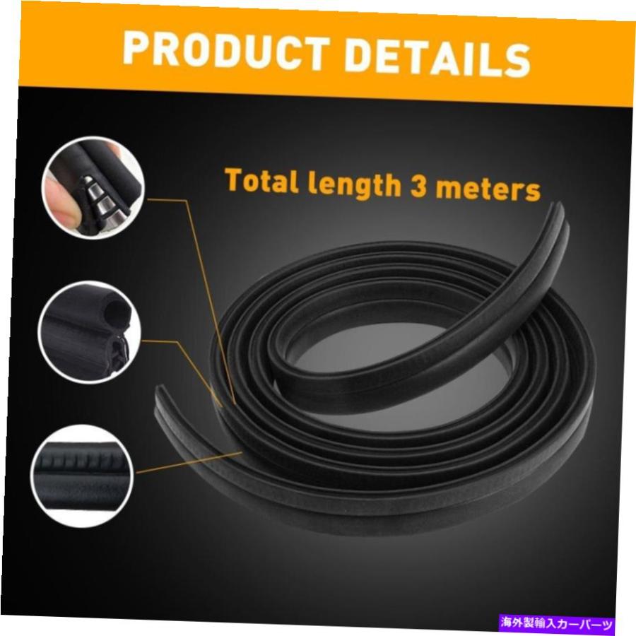 trim panel 3m車ゴムフロントリアドアトランクパネルシールストリップシールモールディングトリムUサイド 3M Car Rubber ...