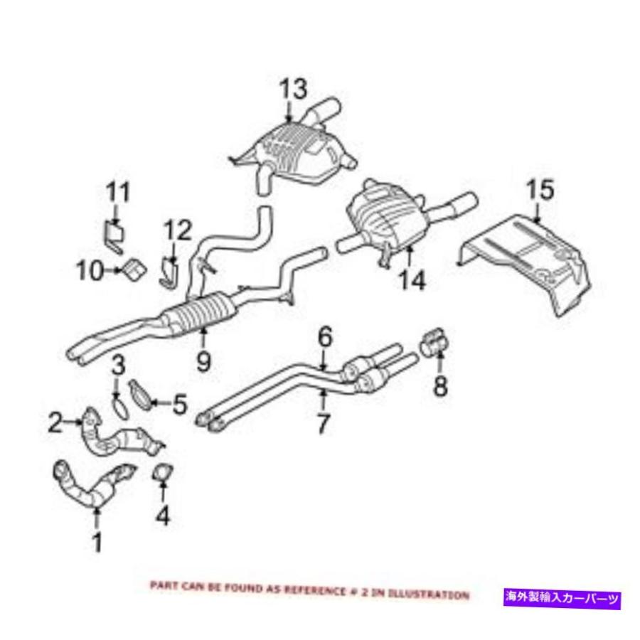 触媒 BMW純正触媒コンバーターリア18307553595 For BMW Genuine Catalytic Converter Rear ...