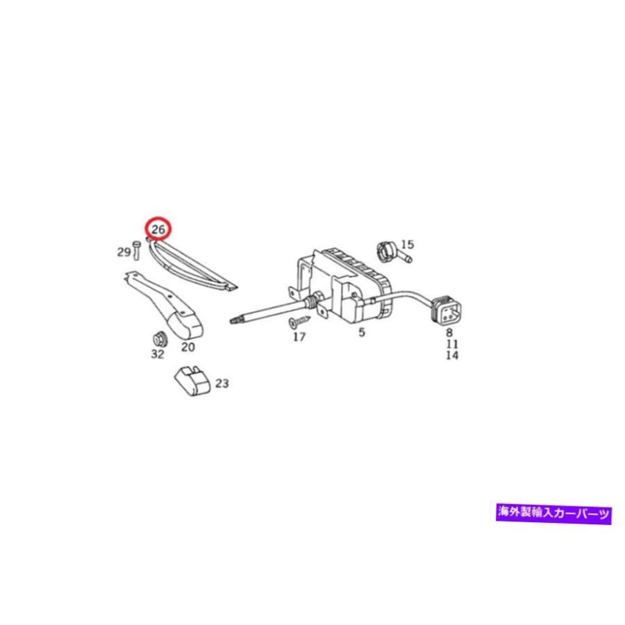 USヘッドライト 新純正メルセデスベンツヘッドライトワイパーブレードOE 1408200045 New Genuine Mercedes ...