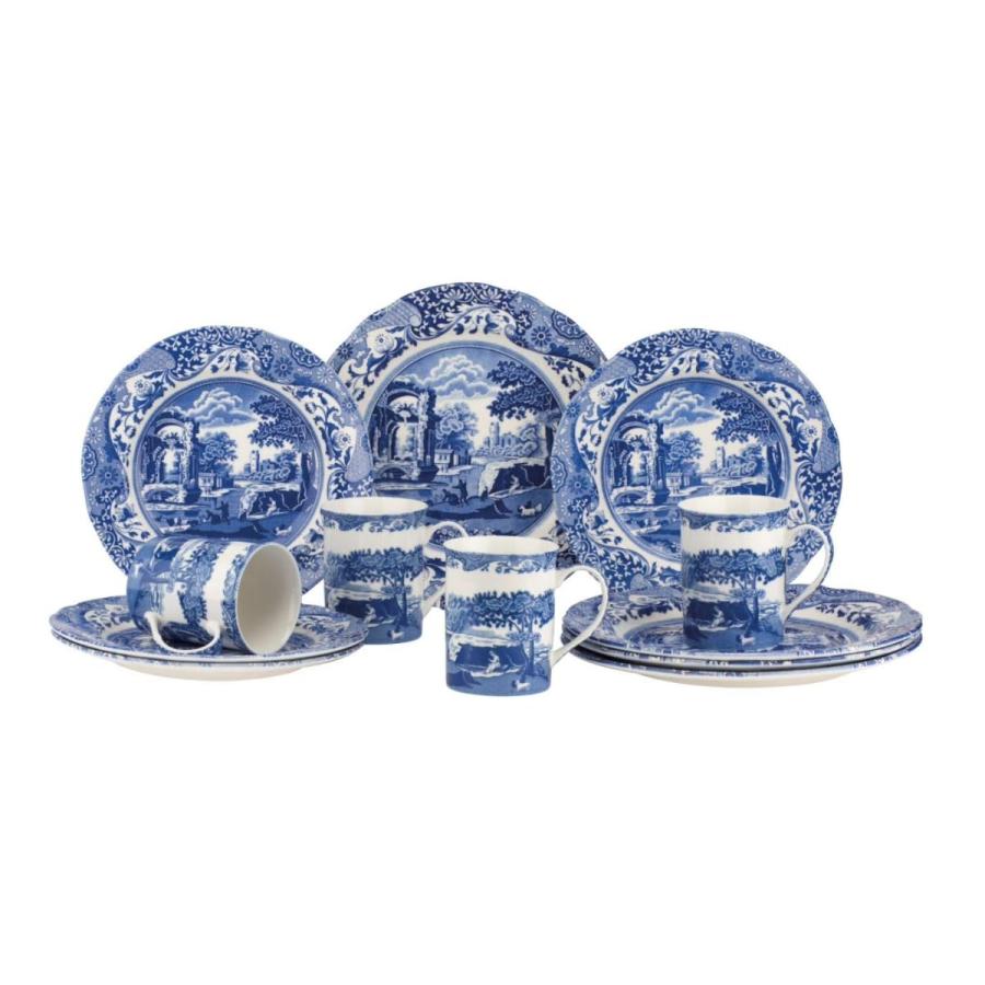 Spode Blue Italian 12 Piece Set by Pi 並行輸入品 : ALL IN ONE - 通販 - Yahoo!ショッピング
