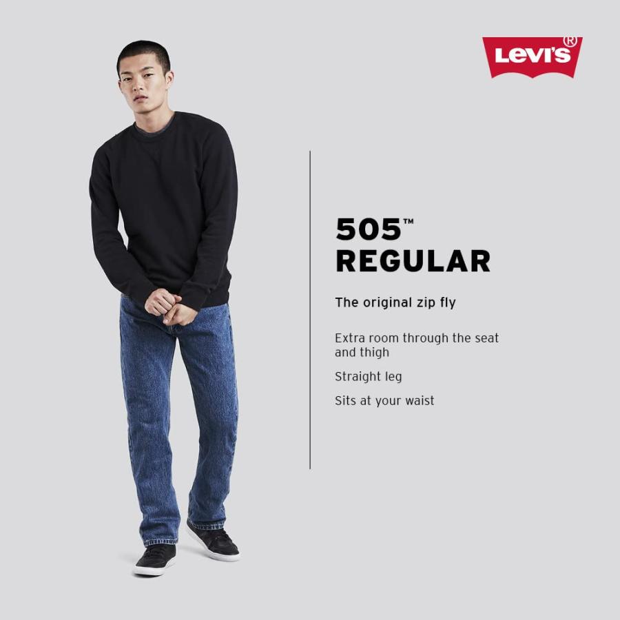 リーバイス505 Regular Fit Jean US サイズ: 29X30 カラー: グレー Levi's Men's 505 並行輸入品 ...
