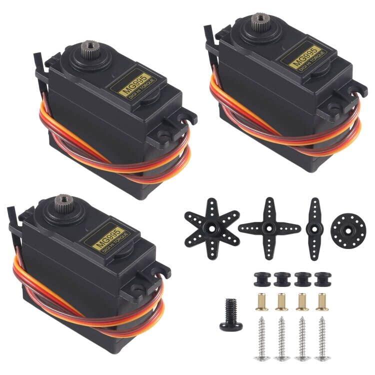 DWEII MG995 サーボ モーター コントロール 180 アングル メタル ギア 20KG デジタル ハイスピード 並行輸入品 : ALL IN ONE - 通販 - Yahoo!ショッピング