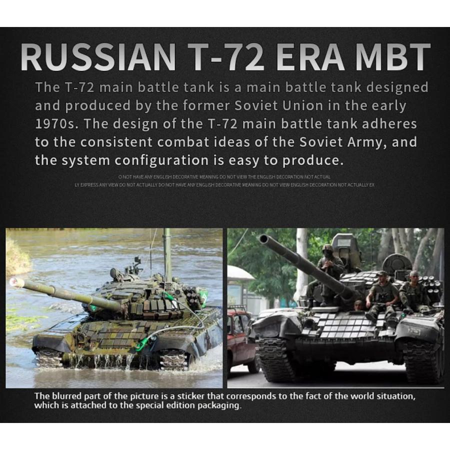 SOWOFA 戦車モデル オフロードタンク リモコンモデル T72 ハイシミュレーション リモートコントロール バトルタンク SO 並行輸入品 : ALL IN ONE - 通販 ...