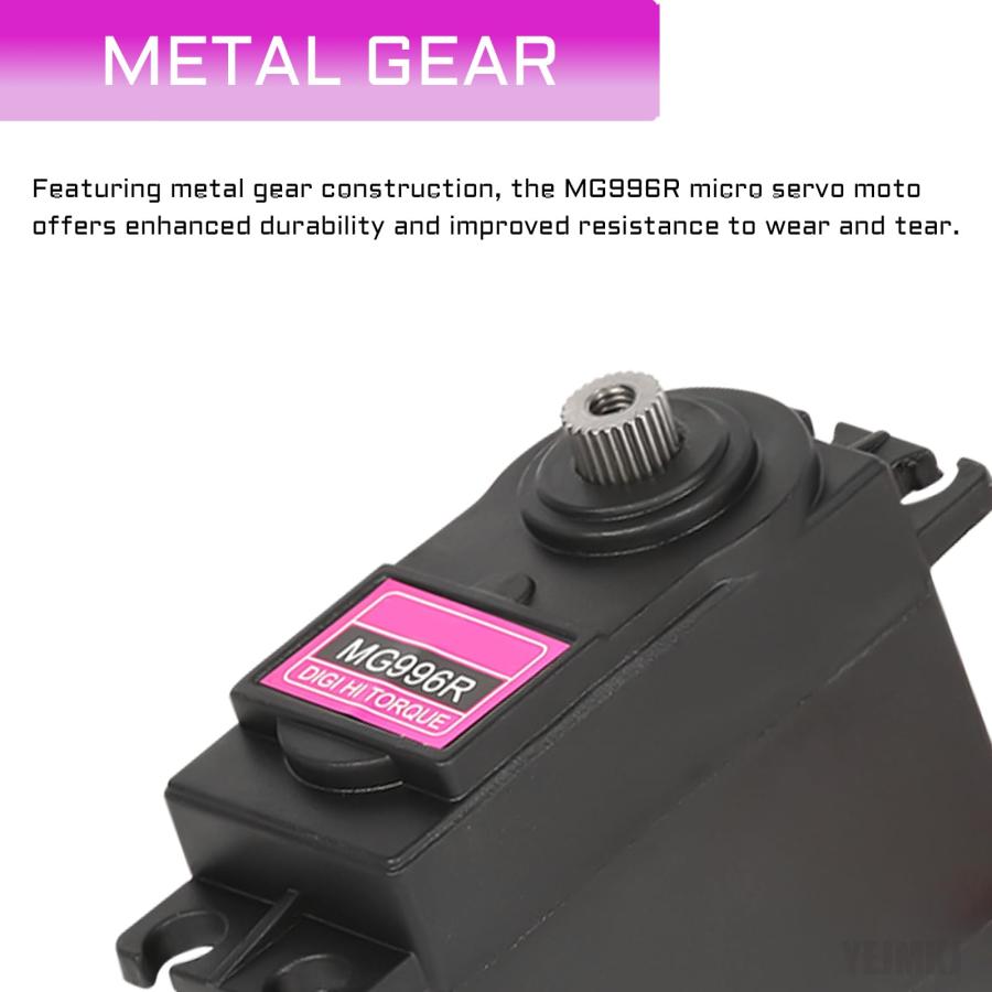 13KG MG996R サーボモーター 高速トルク RCサーボ メタルギア デジタルサーボモーター スマートロボット ラジコンカー 並行輸入品 : hfayb0cklkp1jxk : ALL ...