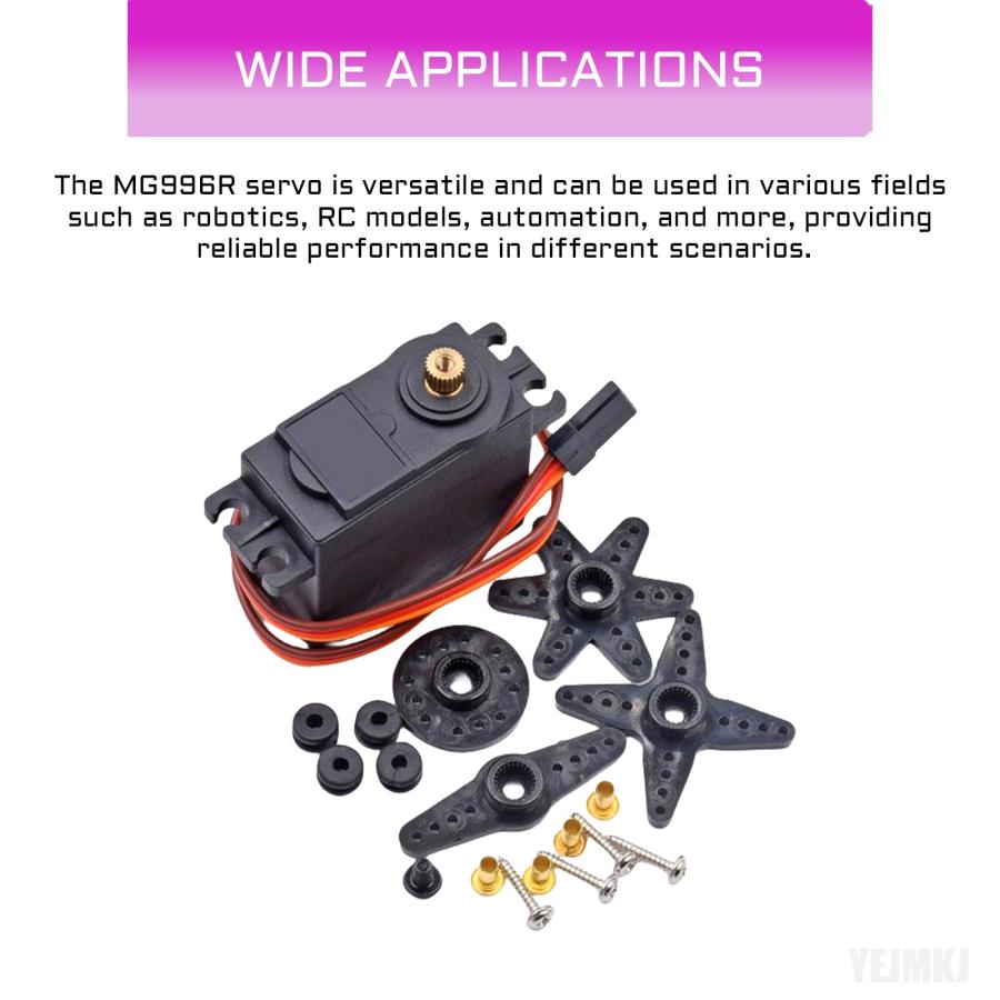 13KG MG996R サーボモーター 高速トルク RCサーボ メタルギア デジタルサーボモーター スマートロボット ラジコンカー 並行輸入品 : hfayb0cklkp1jxk : ALL ...