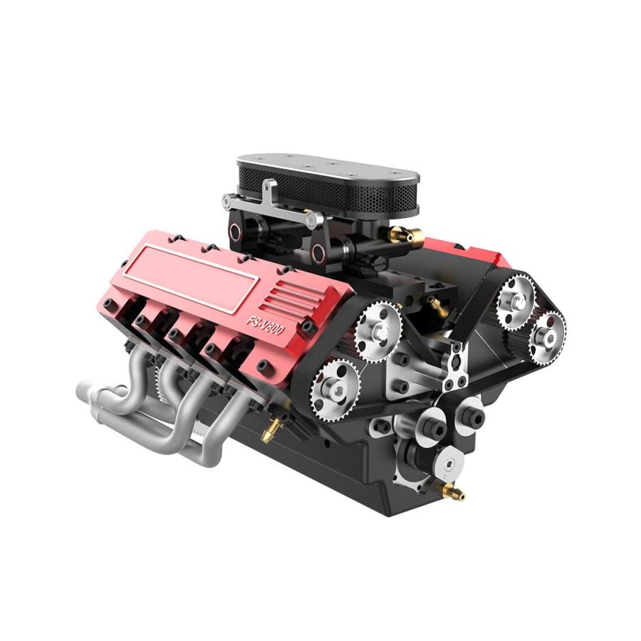 V8 Engine Kit,TOYAN HOWIN FS V800 1/10 Eight Cylinder Four Strok 並行輸入品 ...