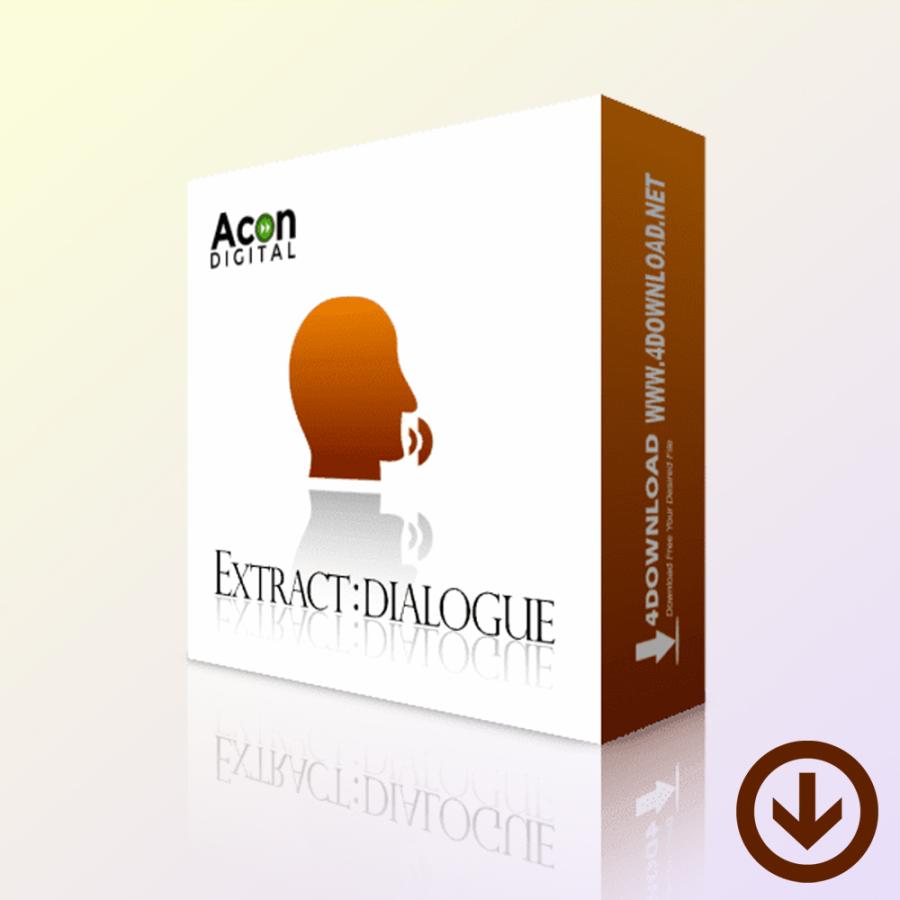 Acon Digital: Extract - Dialogue 1 VSTプラグイン【ダウンロード版】/ バックグラウンドノイズから ...