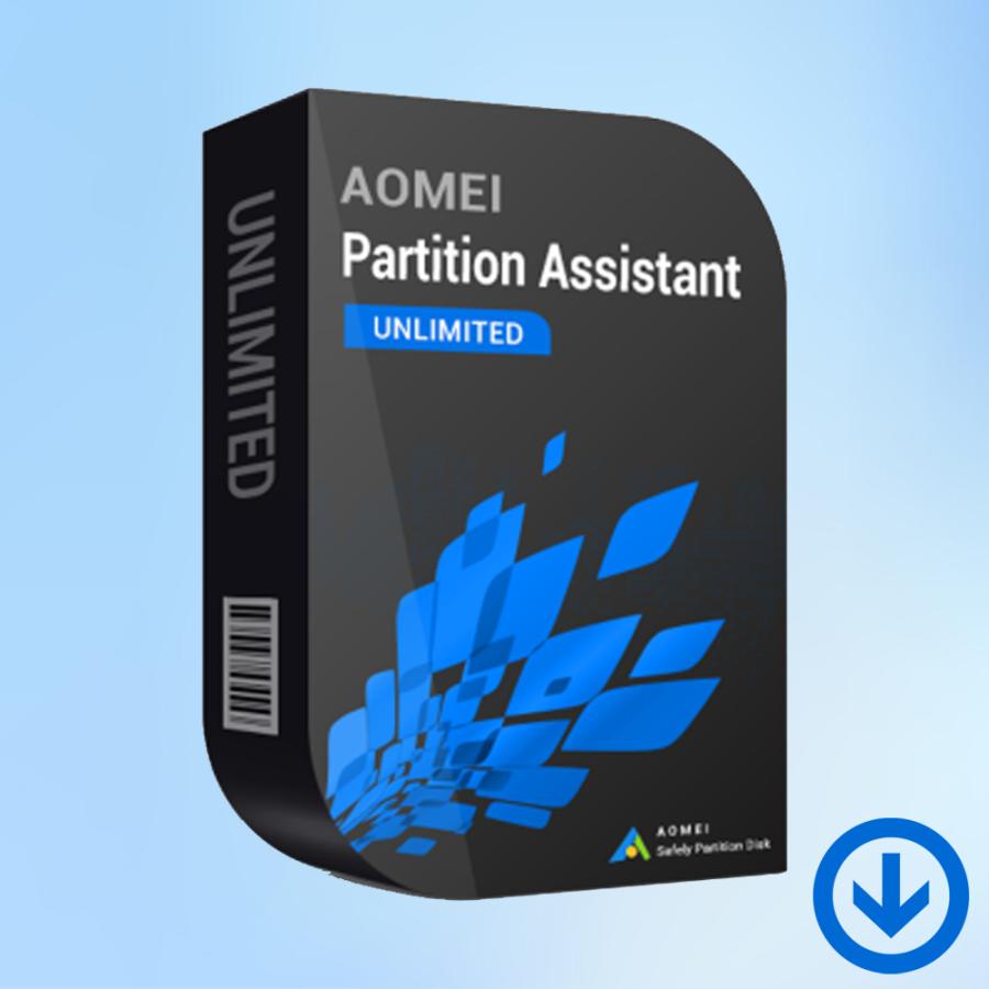 AOMEI Partition Assistant Unlimited 最新版 [ダウンロード版] / 台数無制限のPCとサーバー 永久 ...