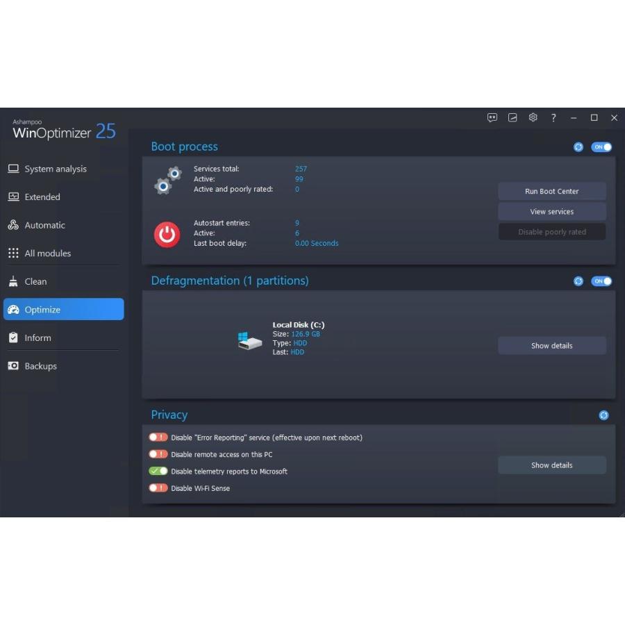 Ashampoo WinOptimizer 25 日本語版 永続ライセンス [ダウンロード版] | Windows用パソコン最適化ツール ...