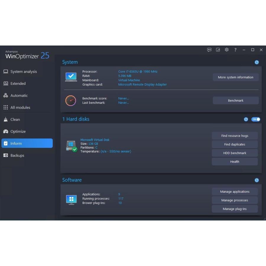 Ashampoo WinOptimizer 25 日本語版 永続ライセンス [ダウンロード版] | Windows用パソコン最適化ツール ...