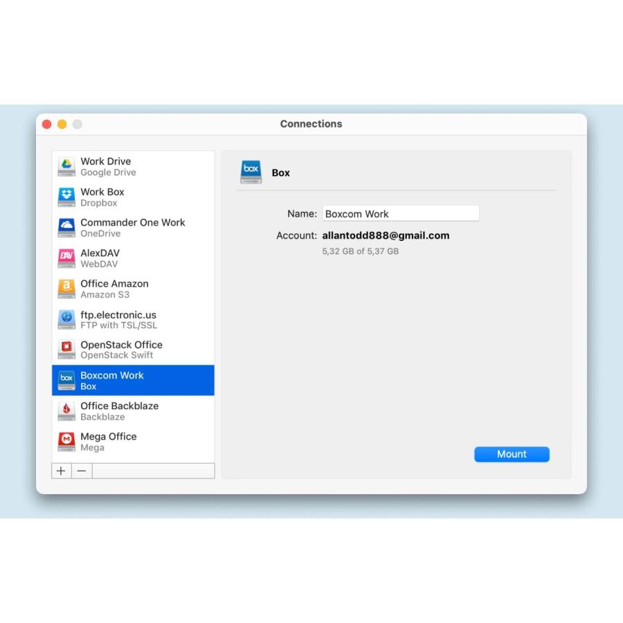 CloudMounter for Mac パーソナル 永続ライセンス [ダウンロード版] / 異なるクラウドストレージを Mac上でローカルドライブの様にマウント！ : ALL KEY ...