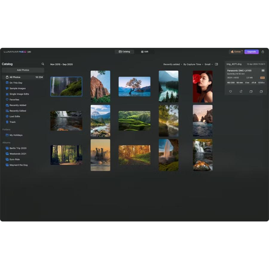 Luminar NEO Lite 永続ライセンス (Windows/Mac対応)【ダウンロード版】/ ルミナー AI駆動のプロ写真編集 日本語 ...