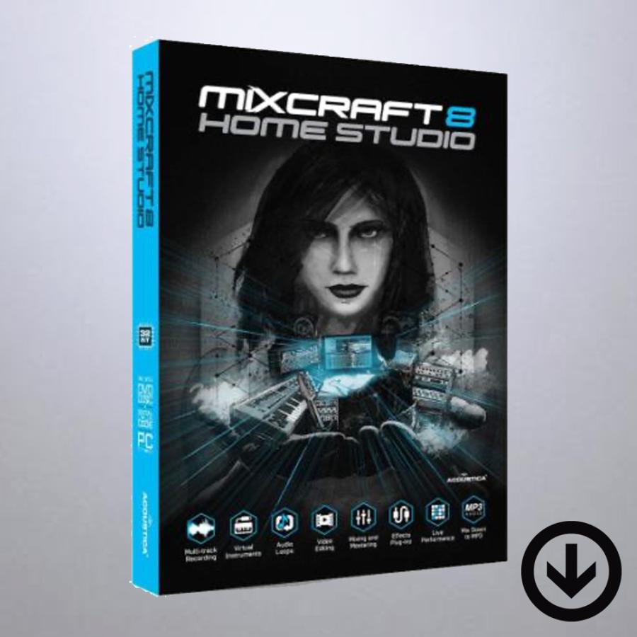 Mixcraft 8 Home Studio Windows対応【ダウンロード版】/ 多機能でコスパ良しなWindows専用DAWソフト ...