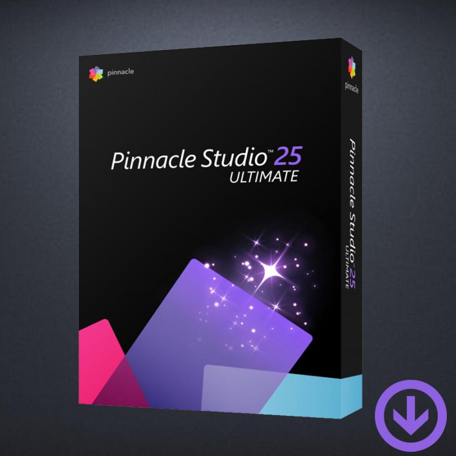 Corel Pinnacle Studio 25 Ultimate 最上位版【ダウンロード版】永続ライセンス Windows11/10対応 | 日本語 コーレル 動画編集ソフトウェア ...