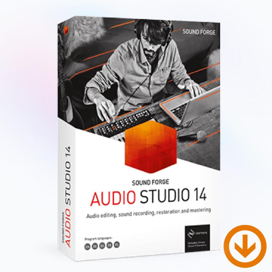 SOUND FORGE Audio Studio 14 [ダウンロード版] Windows用 / 日本語 永続ライセンス（サウンドフォージ ...