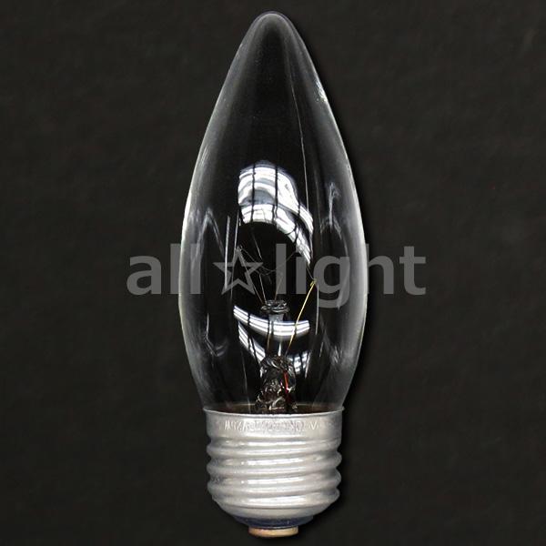 アサヒ シャンデリア電球 E26口金 クリヤー 40W C37 E26 100/110V-40W(C) :024100-ASAHI:オールライト Yahoo!店 - 通販 - Yahoo!ショッピング