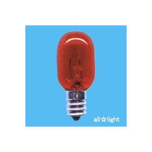 旭光電機工業 アサヒ ナツメ球 T20カラー 5W E12口金 透明レッド（赤色） ナツメ T20 E12 110V-5W(CR) : オールライト Yahoo!店 - 通販 - Yahoo ...