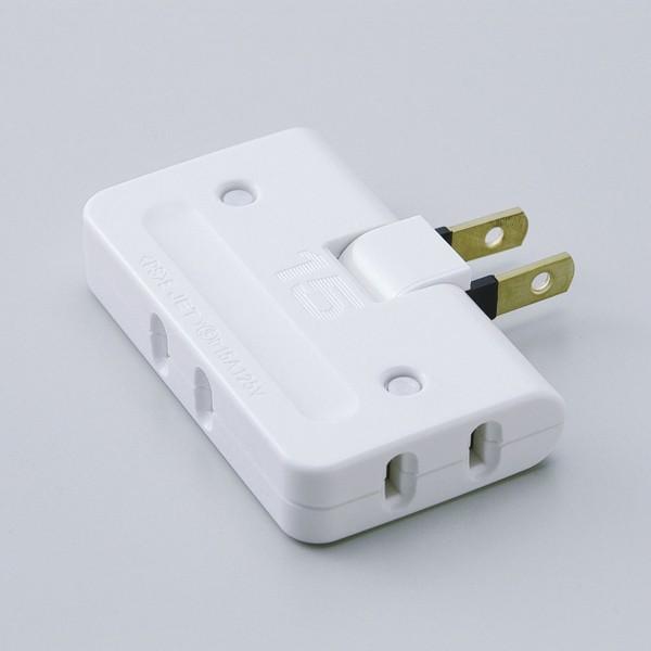 ELPA コーナータップ 3個口 ホワイト A-36H(W) : a36hw-elpa : オールライト Yahoo!店 - 通販 - Yahoo!ショッピング