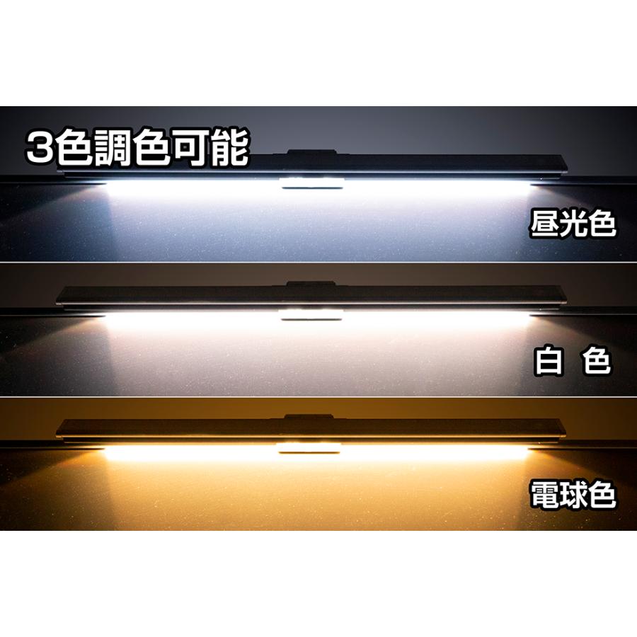 Lumillion GENTOS Lumixuxシリーズ デスクライト モニターライト 高演色Ra95 高輝度LED 3色調色 最大300lm ...