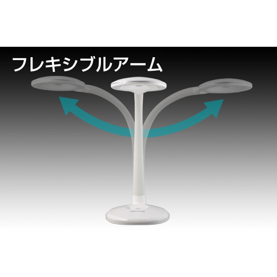 Lumillion GENTOS Lumillionシリーズ デスクライト ベースタイプ 高輝度チップタイプ白色LED 高演色Ra97 3段階 ...