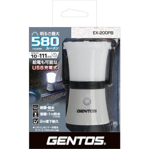 GENTOS GENTOS Explorerシリーズ LEDランタン 給電可能 高輝度チップタイプ白色LED 耐塵・耐水・1m防水仕様(IP66及びIP68) 580lm MicroUSB ...